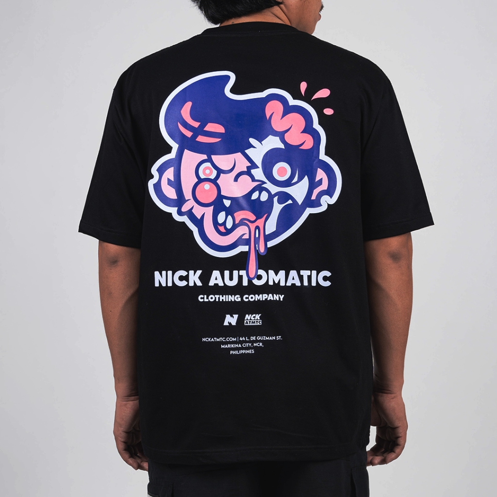 Nick Automatic "HKL ZOMBIE" Black T-shirt | Shopee Philippines