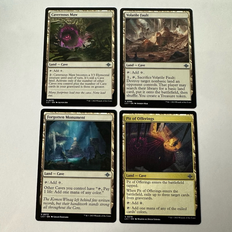 CAVERNOUS MAW VOLATILE FAULT FORGOTTEN MONUMENT PIT OF OFFERINGS LCI ...