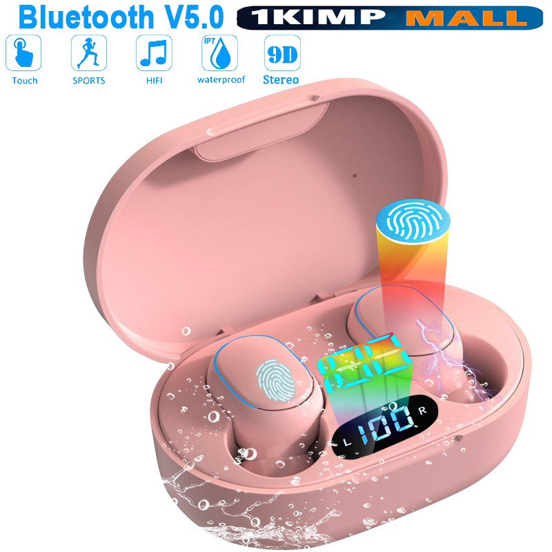 TWS Wireless Headset Bluetooth 5.0 LED Display Earphones Sport Earbuds ...