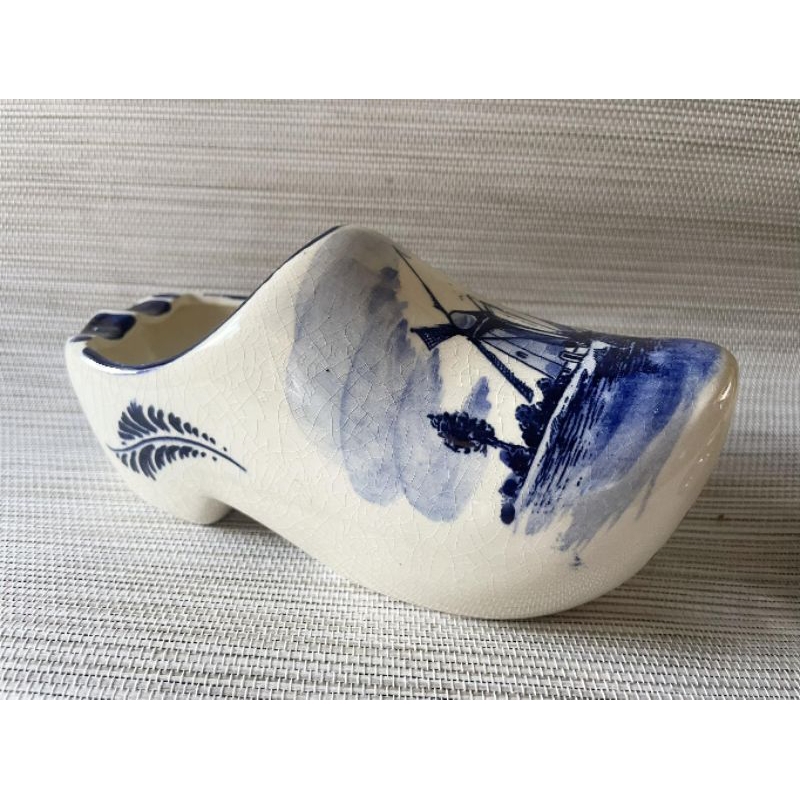 Delft Blue Dutch Handpainted Windmill Clog Shoe Decor | Shopee Philippines
