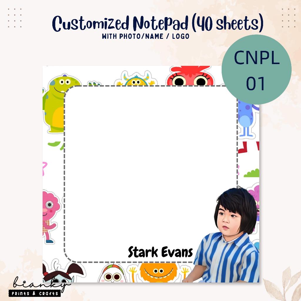 Customized Notepad Memo Pad (40sheets) | Shopee Philippines