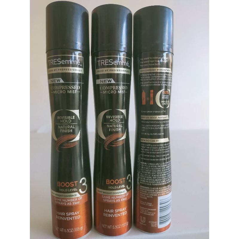 TRESemme compressed micro mist hair spray reinvented 155g | Shopee ...