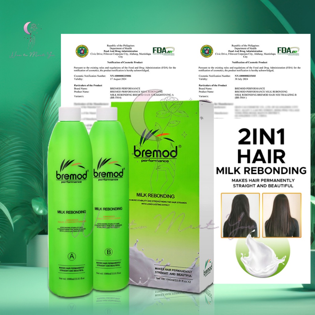 Bremod Hair Rebonding Set Straight Smooth Silky Hair Original / Milk ...