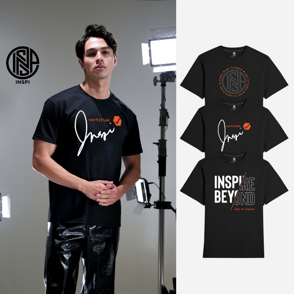 INSPI Signature Collection Round Neck Printed Tshirt For Men Minimalist ...
