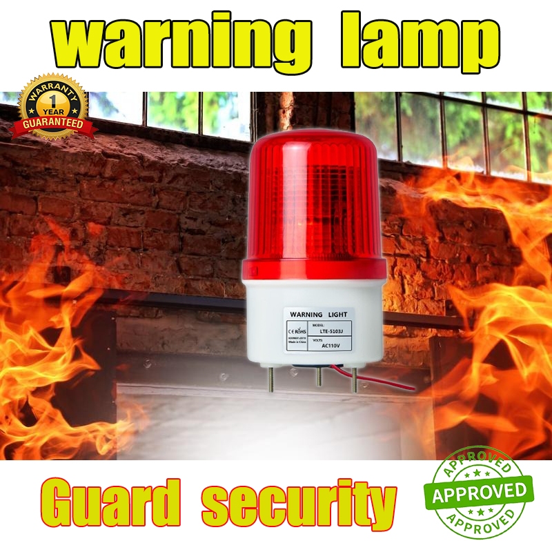 Best Emergency Sound LED Alarm Light Warning Lamp Signal Buzzer Rotary ...