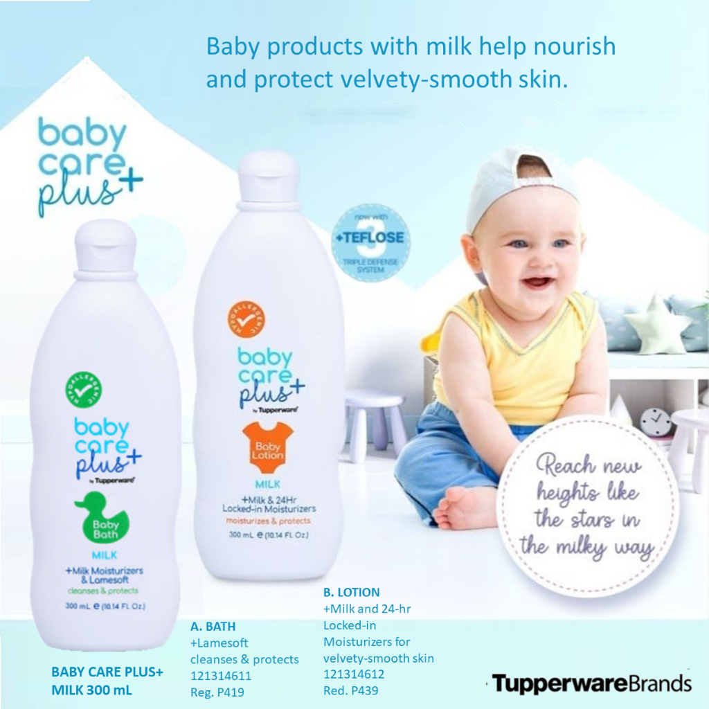 Tupperware Original Baby Care Plus Milk 300ml | Shopee Philippines