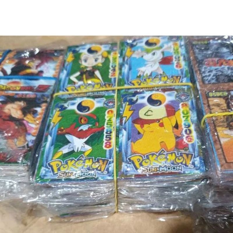 Teks paper 10 bundle ( 100packs) assorted Character pabitin toys ...