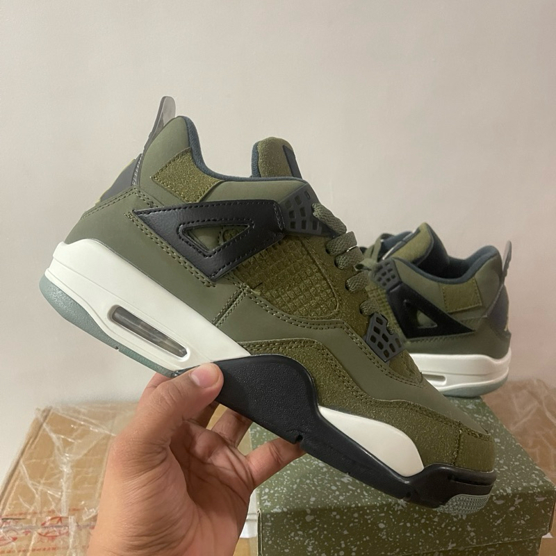 J’s 4 Craft `Medium Olive’ (men and women size) | Shopee Philippines
