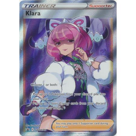 Klara - SWSH302 - Full Art Promo Pokemon Sword & Shield Promos | Shopee ...