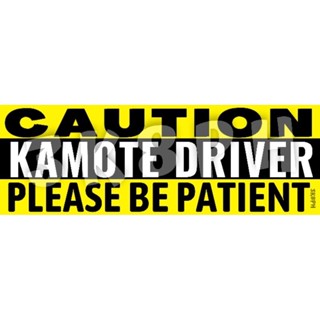 CAUTION NEW DRIVER BOBO PA | KAMOTE DRIVER Magnetic Car Stickers ...