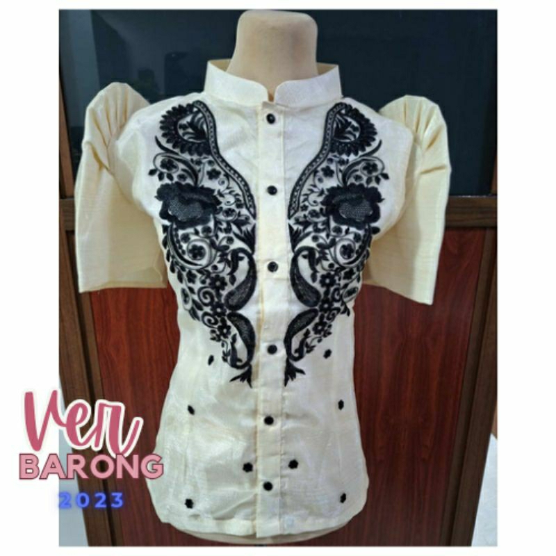 Filipiniana blouse ladies barong Maria clara sleeve | Shopee Philippines