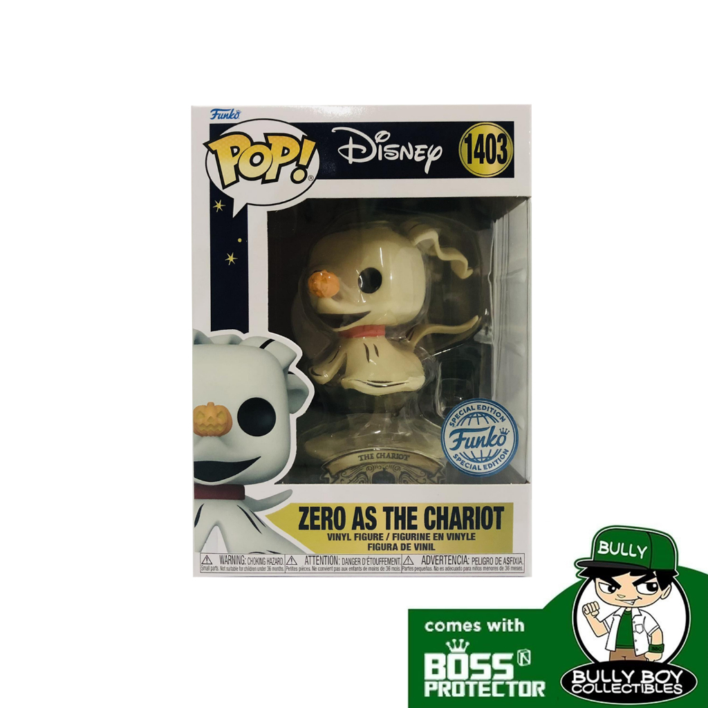 Funko POP! Disney: TNBC Tarot - Zero As The Chariot 1403 With Boss ...