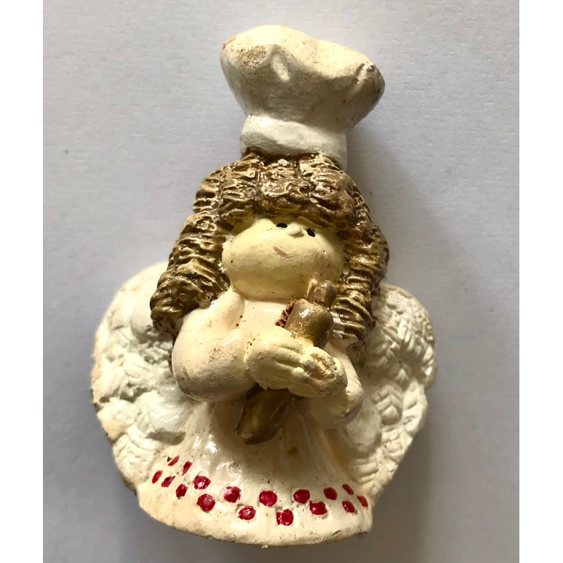 Vintage 2 inch Figurines The Angel Chef rare from Vatican | Shopee ...