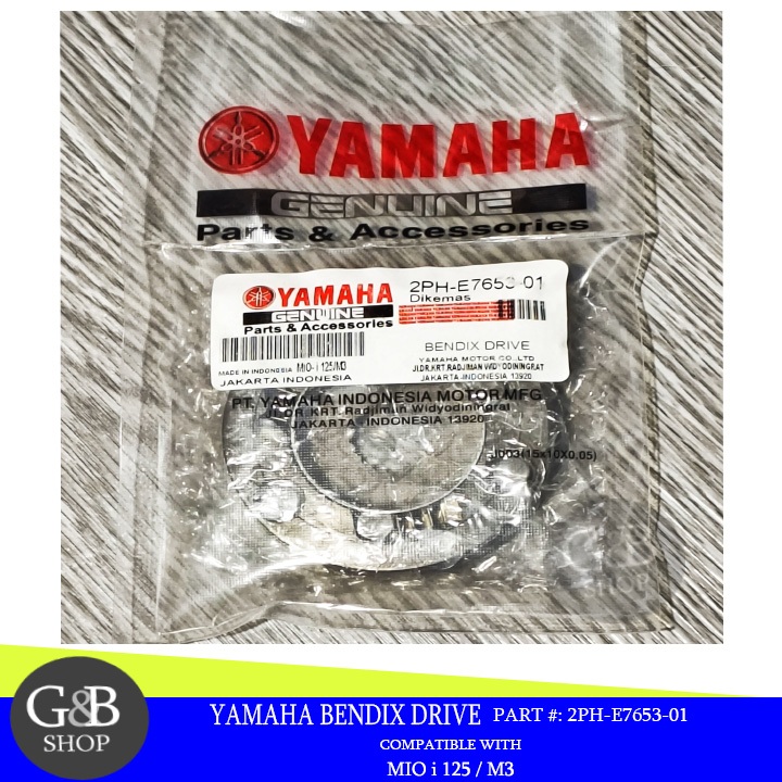 GB YAMAHA BENDIX DRIVE FOR MIO I 125 / M3 (2PH-E7653-01) MADE IN INDO ...