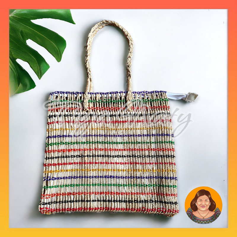 TIYA NATY Native Handwoven tote bag Abaca abaka bag totebag for woman ...