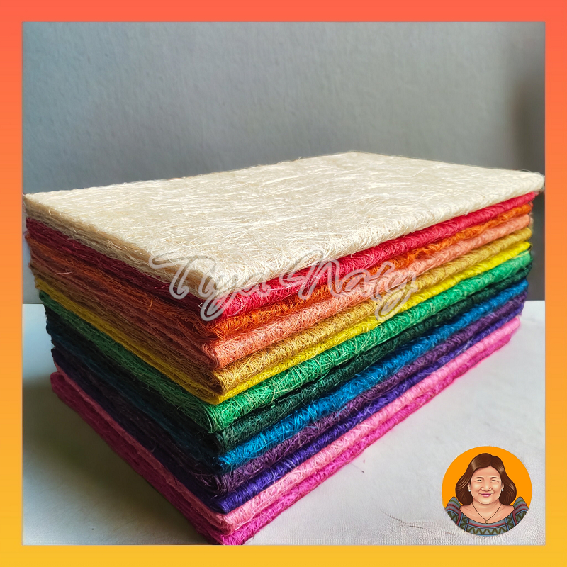 TIYA NATY 5-Yard Abaca Scrunch Mat Sinamay Design Backdrop DIY Flower ...