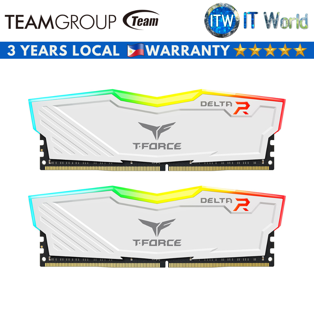 Teamgroup T-Force Delta RGB 32GB(2x16GB) 3600MHz DDR4 Desktop Memory ...