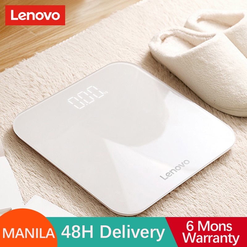 【COD】Lenovo digital weighing scale human Body fat Scale smart weight ...