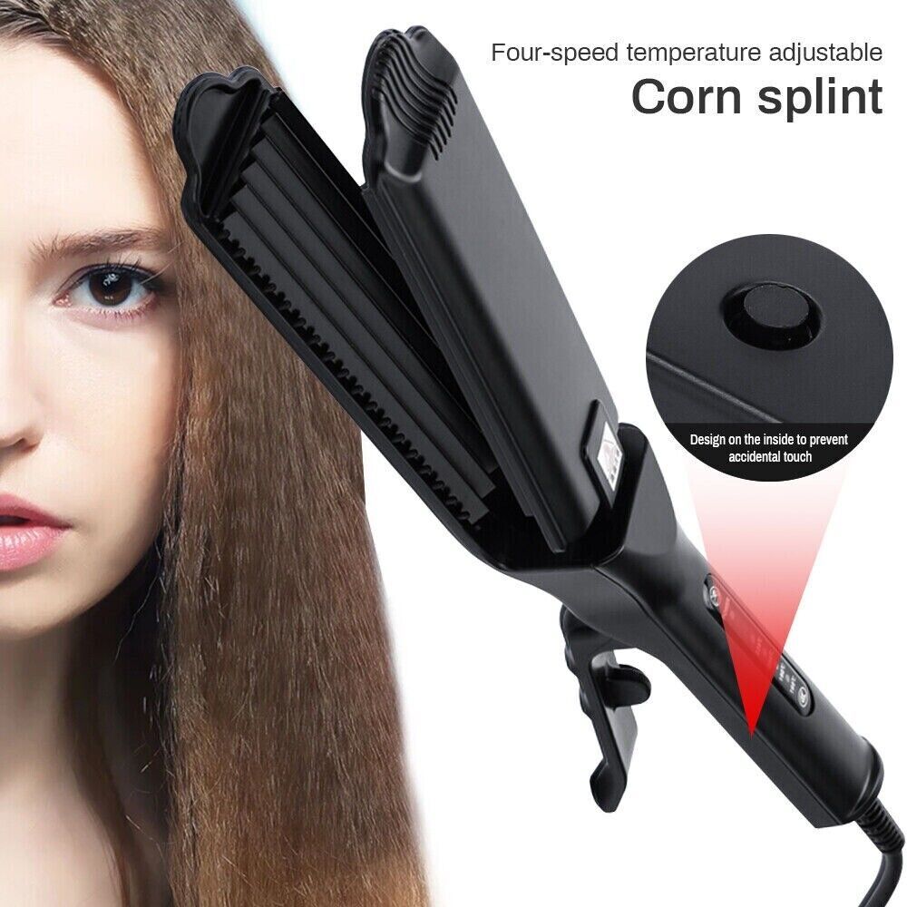 Hair Crimping Iron Corrugation Crimper Hair Iron Portable Hair Crimper ...