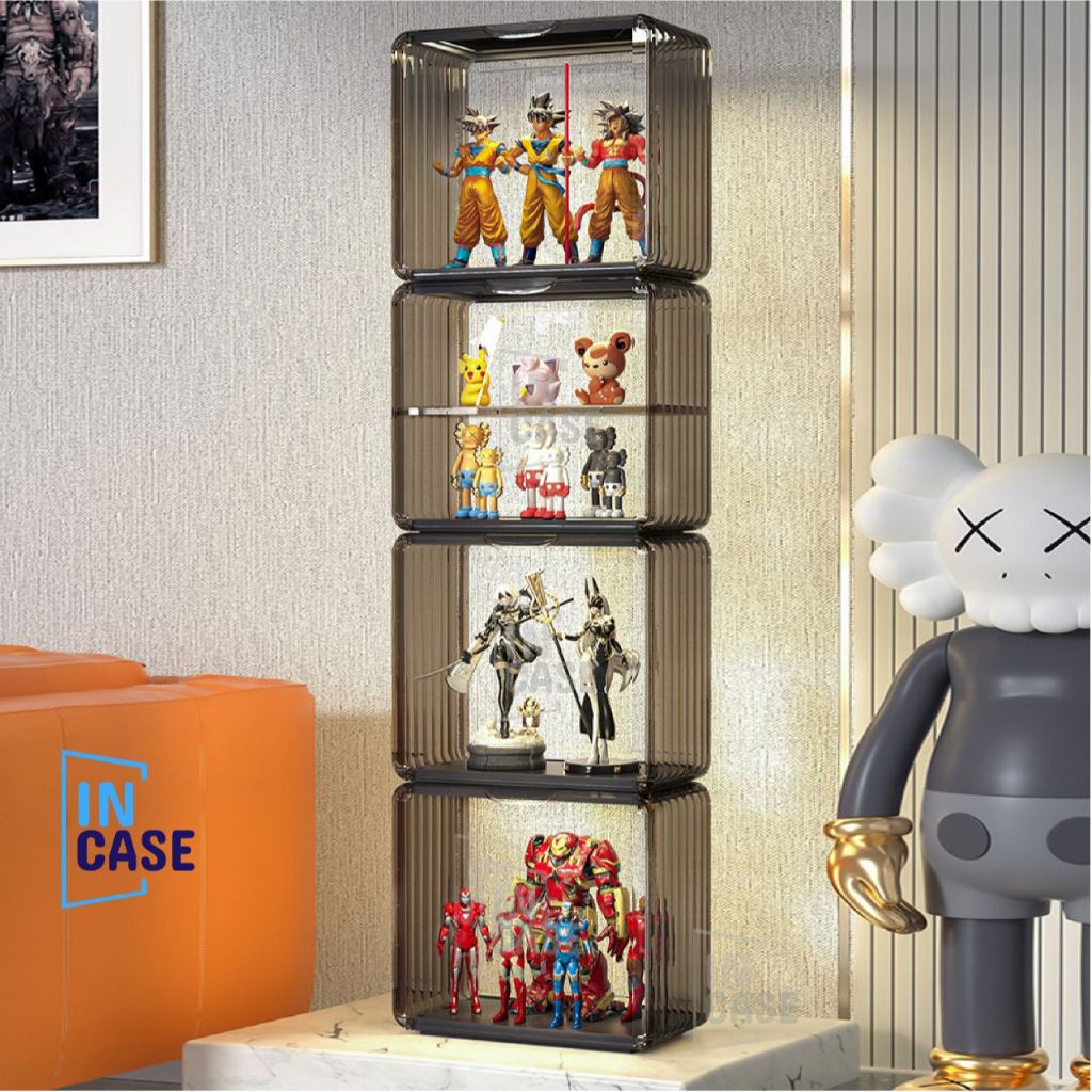 Large Luxury Display Case for Toys and Collectibles Large Size (2 Sizes ...