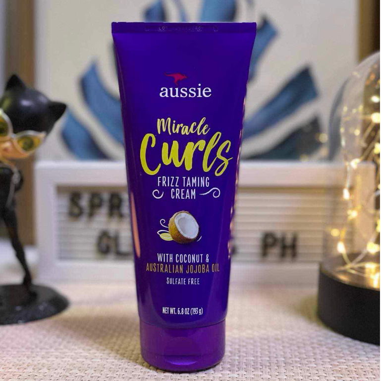 Aussie, Miracle Curls, Frizz Taming Cream with Coconut & Jojoba Oil, 6. ...