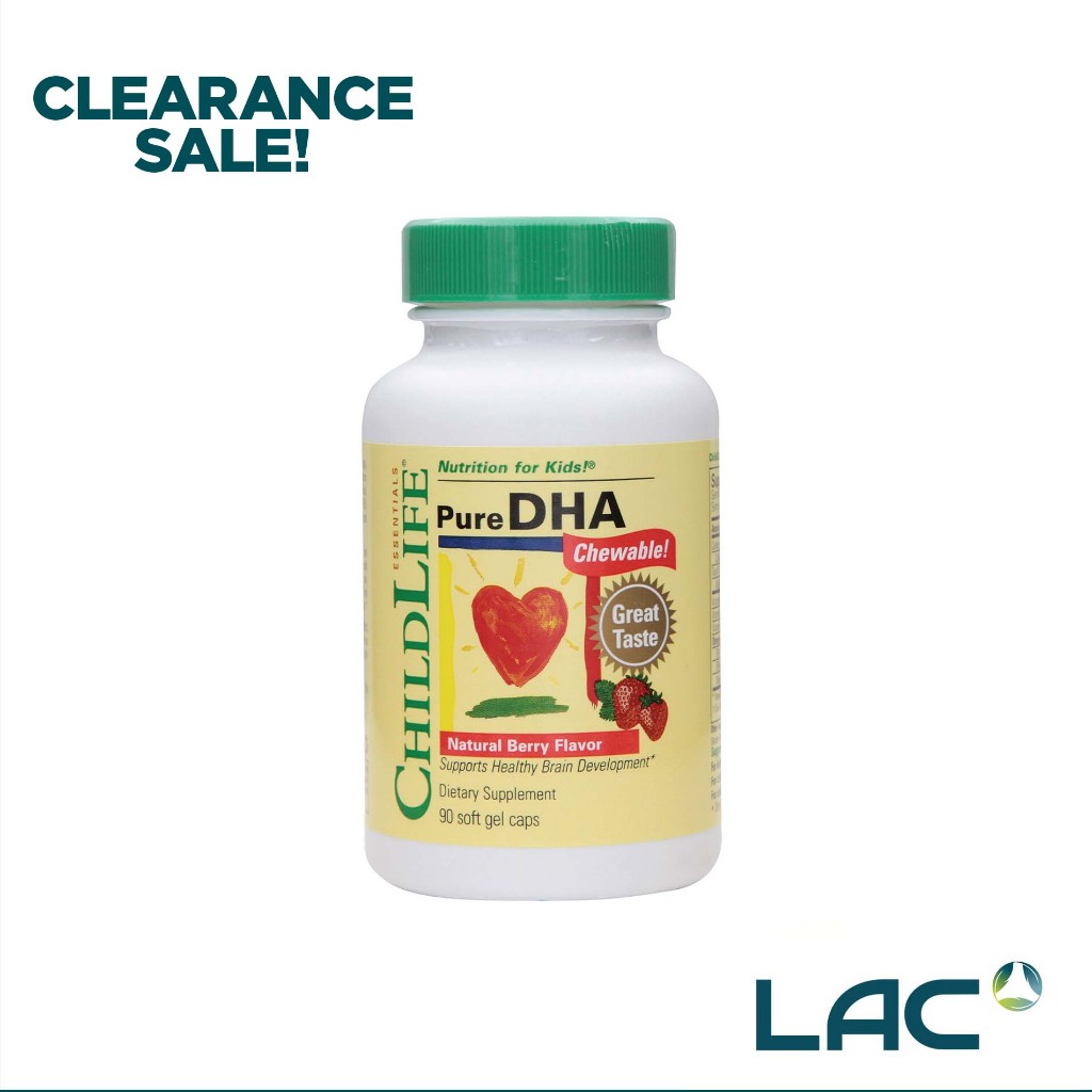 CHILDLIFE Pure DHA Berry Flavor 90 Softgels (Best by: October 2024) | Shopee Philippines