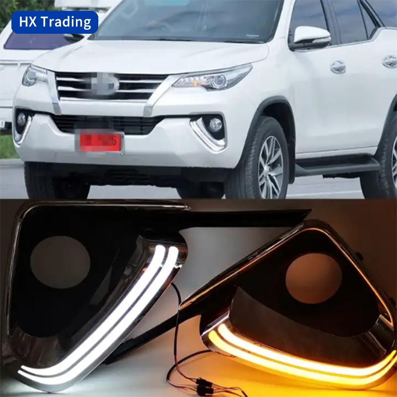 Toyota Fortuner Fog Light DRL/LED/2015-2023/2nd Gen/Daytime Running ...