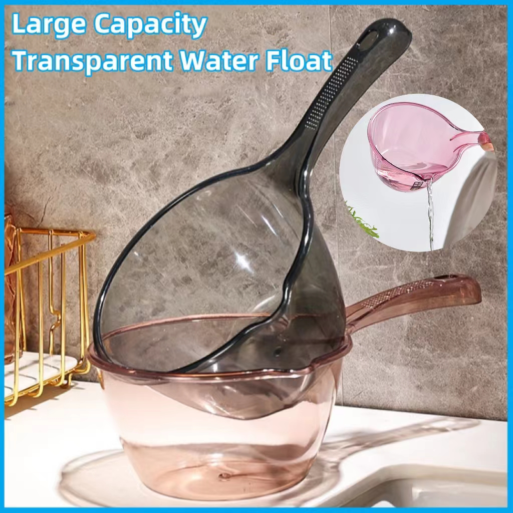 Water Dipper Clear Tabo Aesthetic Transparent Scooper Bathroom Toilet ...