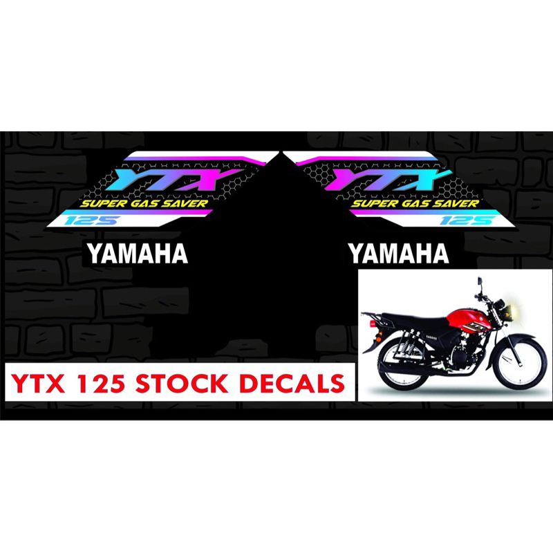 YTX 125 Yamaha Decals sticker | Shopee Philippines