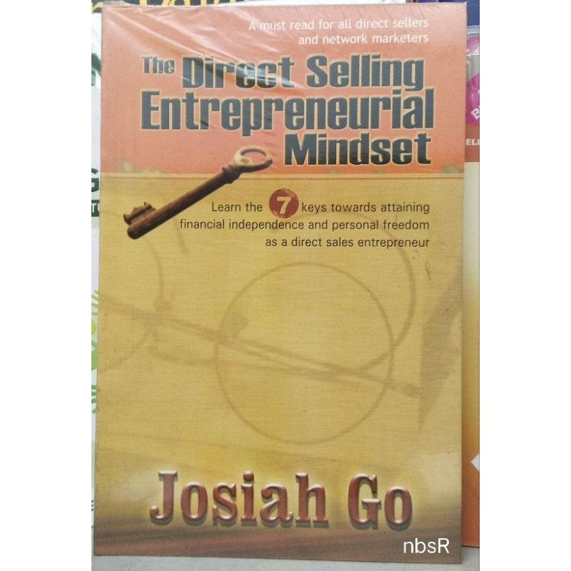 THE DIRECT SELLING ENTREPRENEURAL MINDSET JOSIAH GO ( BRAND NEW ...