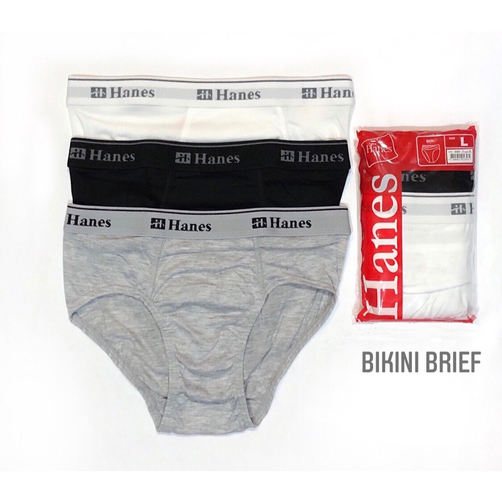 Hanes Bikini Briefs 3 in 1 pack | Shopee Philippines