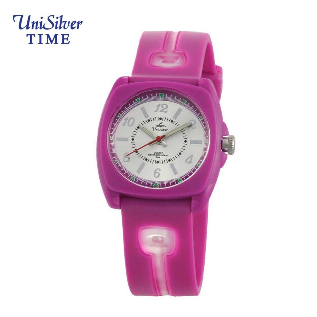 UniSilver TIME Iconiq Dreamer Women's Purple / White / Analog Rubber ...