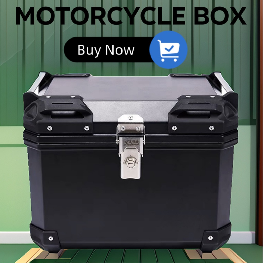 Heavy Duty Universal Motorcycle Box ABS Material 47L Motorcycle Trunk ...