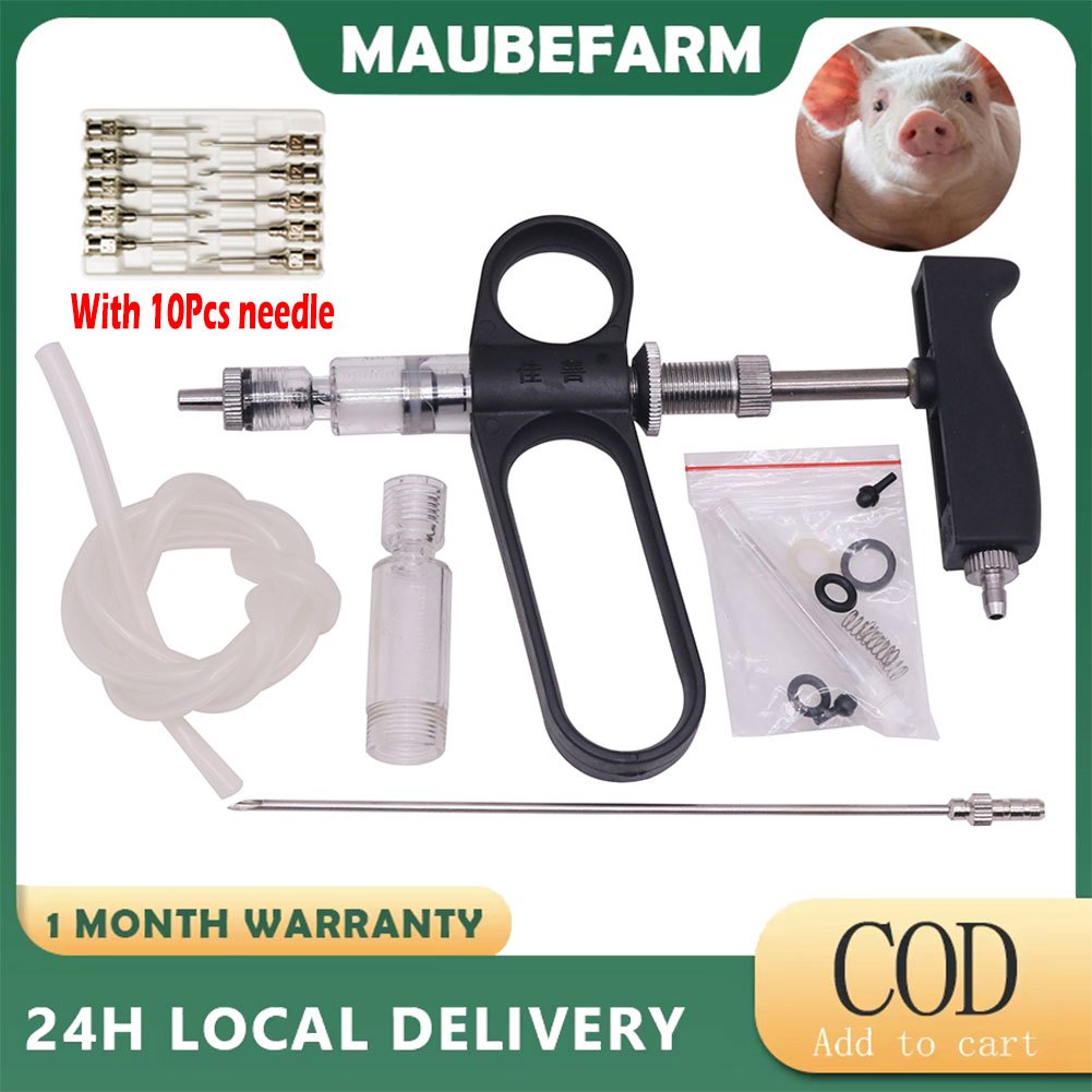1ml/2ml Adjustable Syringe Veterinary Continuous Injection Syringe With ...