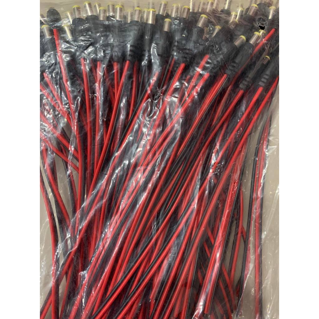 DC Pigtail Male Jack 10pcs Cable CCTV Power Adaptor Plug Connector ...