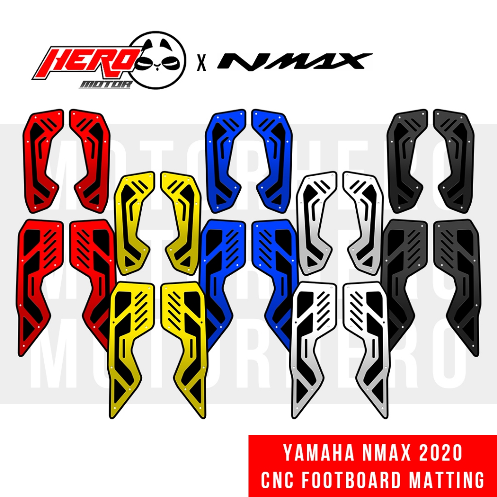 Yamaha 2020 Nmax Matting CNC Footboard with Bolt (1set) made in ...