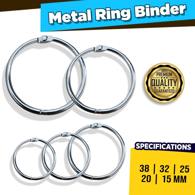 Ring Binder Metal Binding 15mm | 20mm | 25mm | 32mm - 20pcs per pack ...