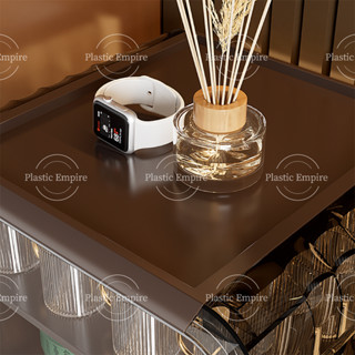 Luxury Cup Storage Rack Water Storage Box Dustproof Glass Tea Cup Tray ...