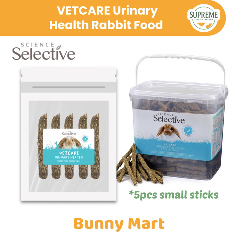 Supreme Selective® VET CARE URINARY HEALTH Rabbit Sticks Treats, 5 pcs ...