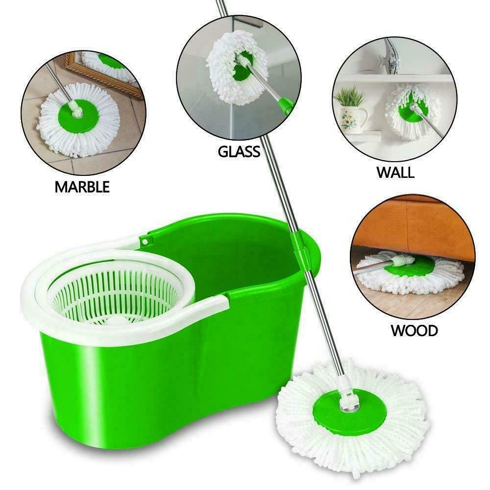 Mop With Spinner and Bucket Magic Spin Tornado Mop 360 Easy Rotating ...
