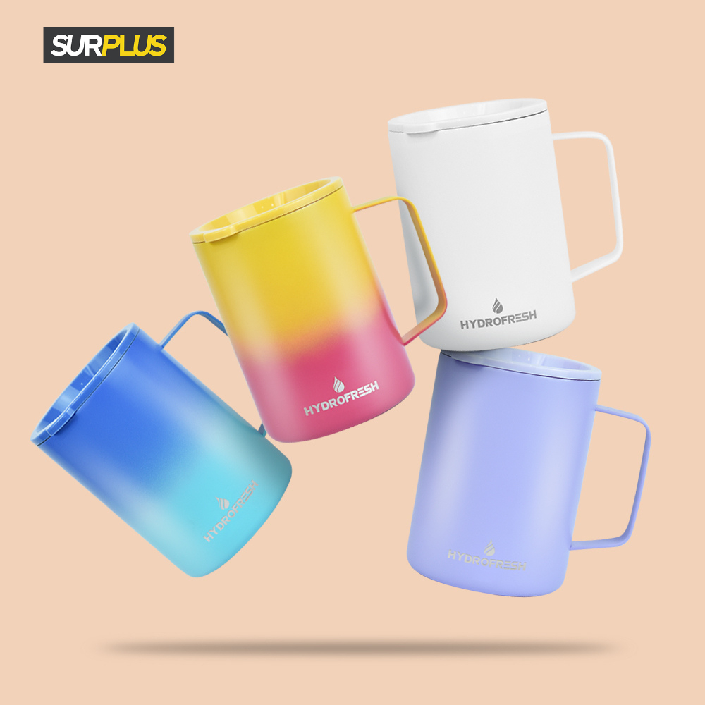 Surplus Hydrofresh Double Wall Mug With Lid | Shopee Philippines