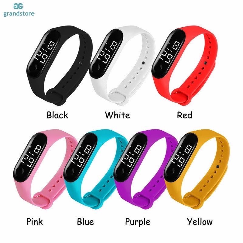 30M waterproof touch screen led bracelet watch Luminous Transparent men ...