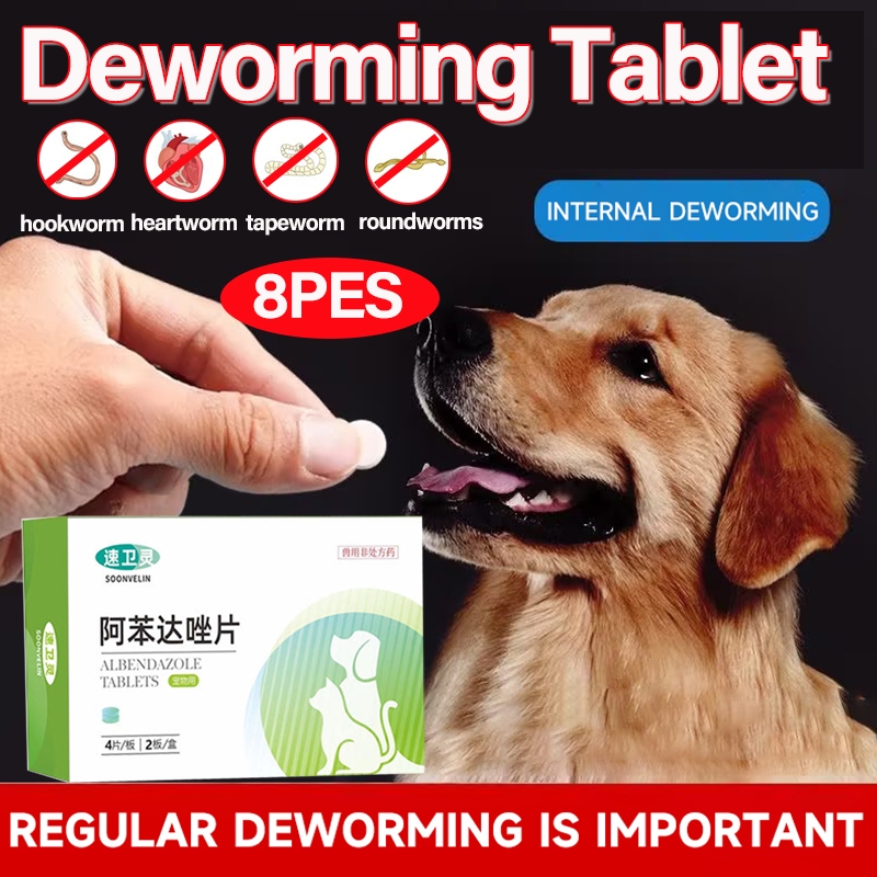 Deworming Tablet For Dog Cats Deworm Treatment Albendazole For Pet 8 ...