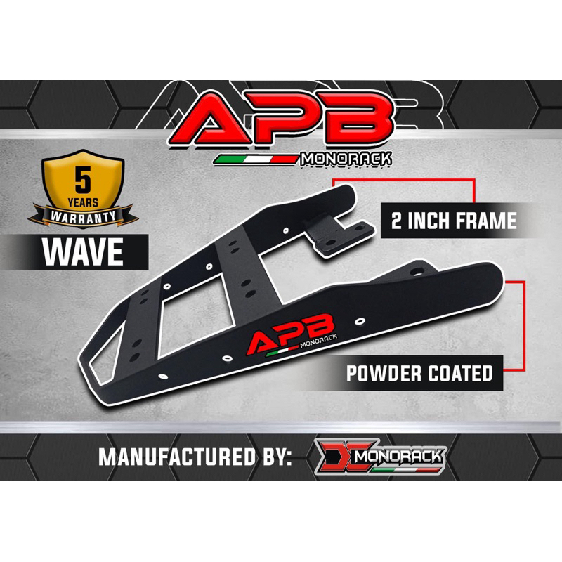 Honda Wave 100/125 APB Monorack Bracket | Shopee Philippines