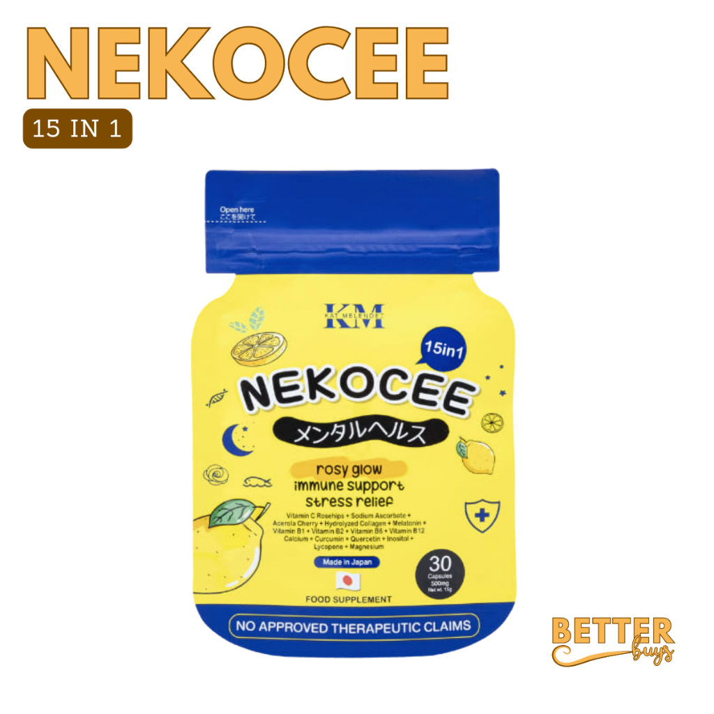 15 in 1 Nekocee by Kat Melendez | 30 Caps 500 MG, Immune Support ...