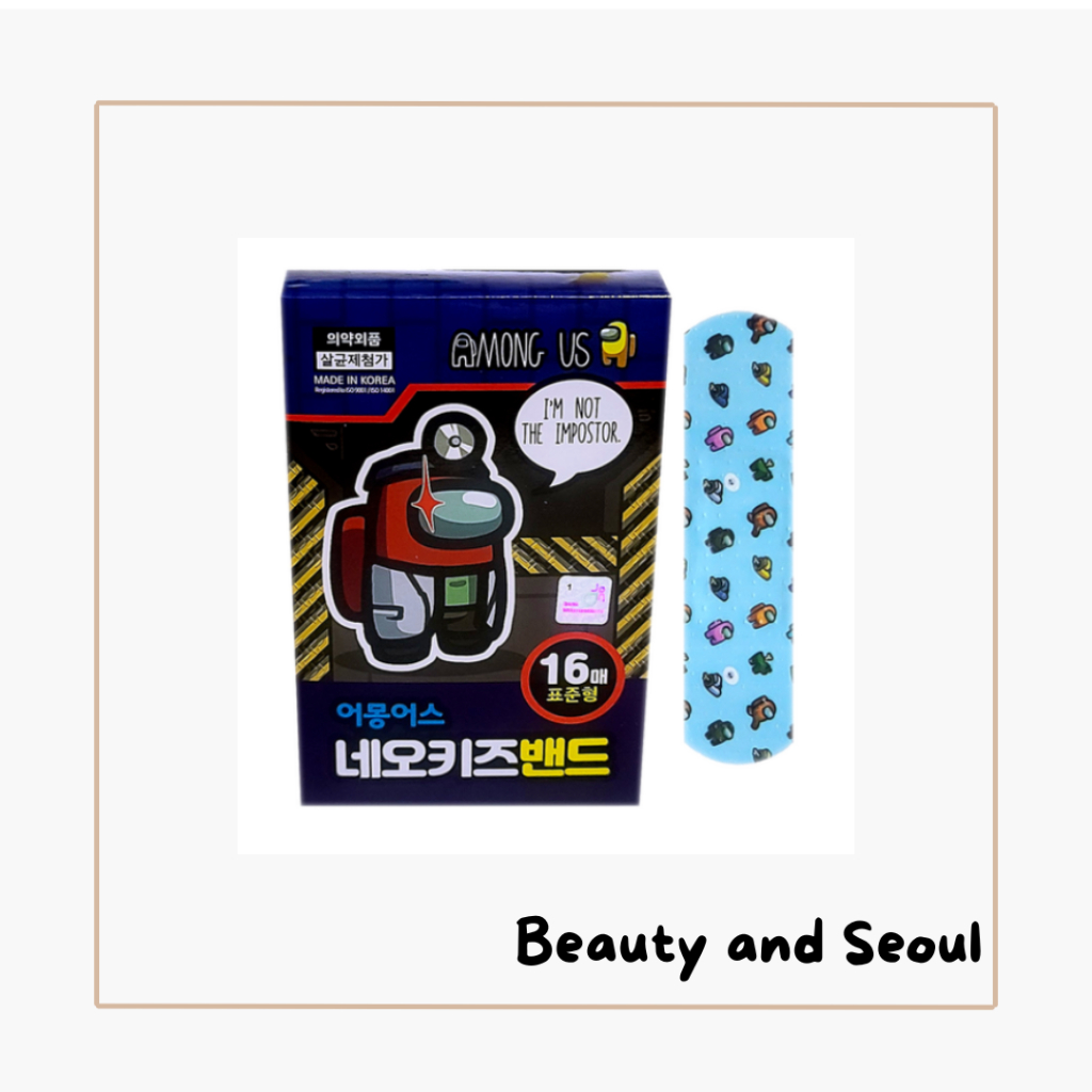 DAISO KOREA BANDAGE - Neo Kids Band Among Us Character Band Band-aid ...