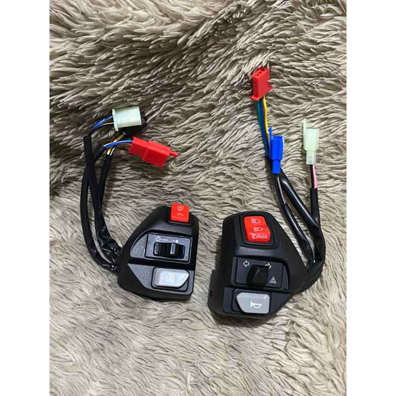 AEROX V1 HANDLE SWITCH with HAZARD LIGHT for AEROX / MIO I 125 / MIO ...