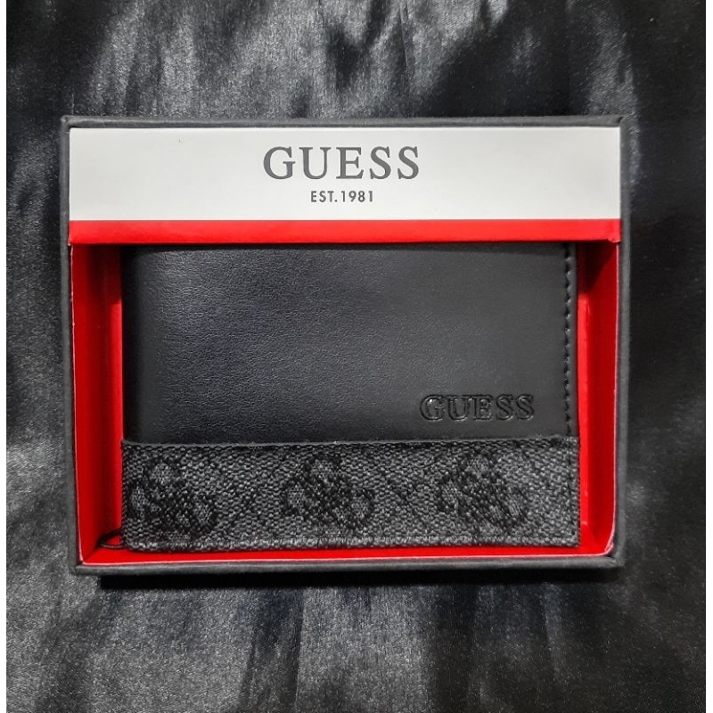 Guess men's wallet (original) | Shopee Philippines