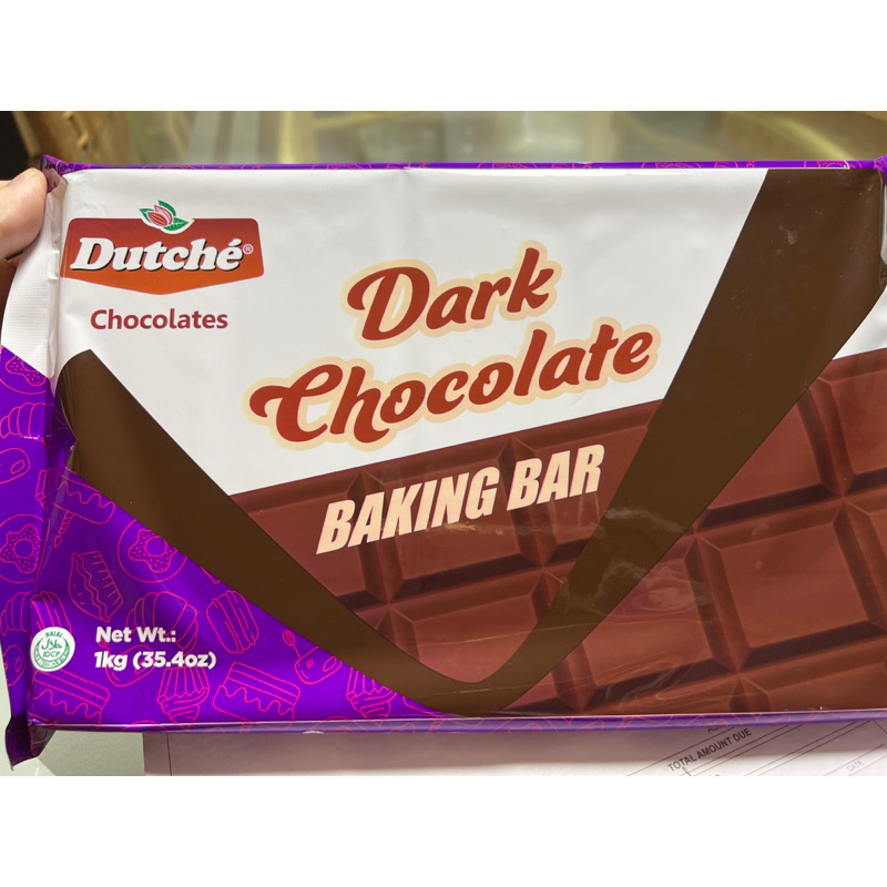 Dutch Dark Chocolate Baking Bar 1kg Oct10,2024 | Shopee Philippines