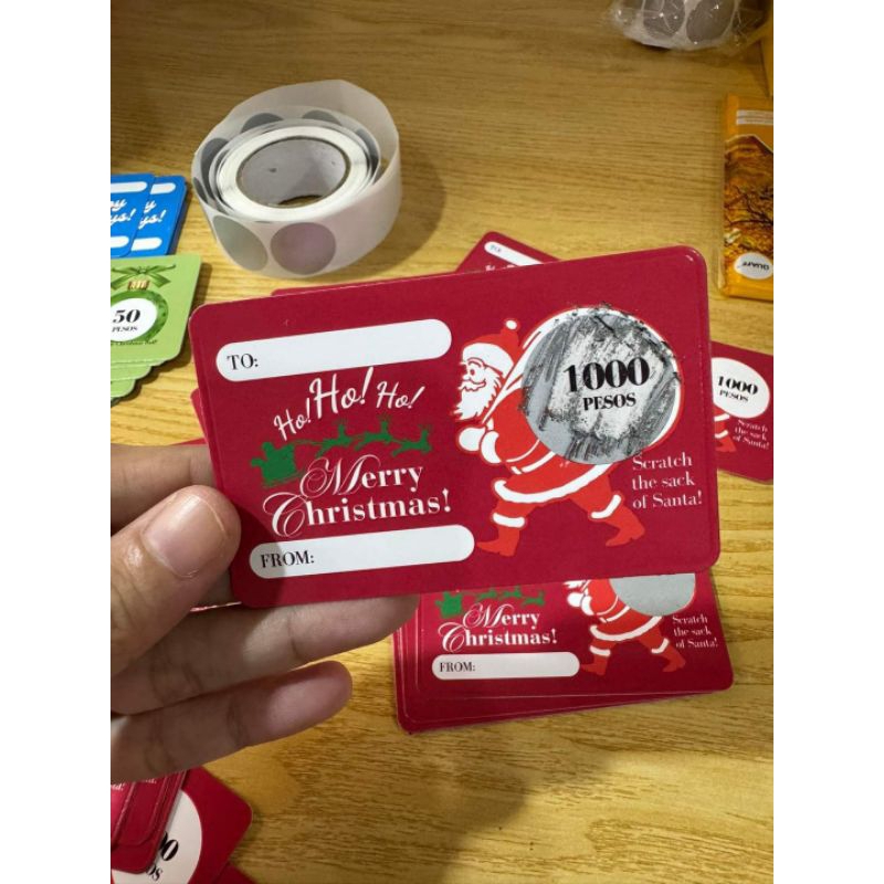 SGRAPIX CUSTOMIZED SCRATCH CARDS | FREE LAYOUT | Shopee Philippines